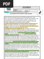 Guia El Pinguino Emperador Texto Informativo | PDF | Pingüino | Aves
