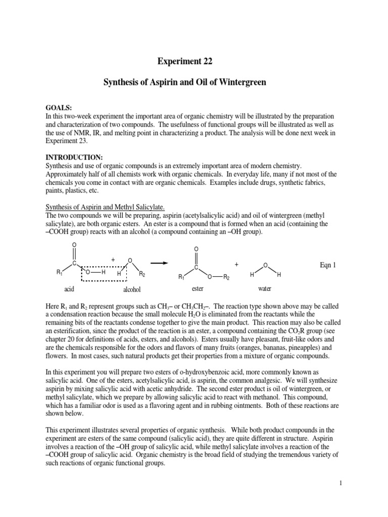 Organic Chemistry Lab Guide | PDF | Ester | Materials