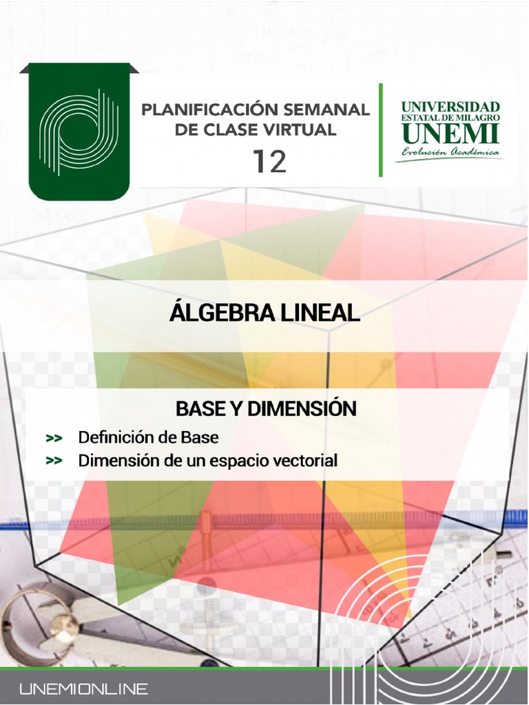 13 | PDF | Base (álgebra lineal) | Espacio vectorial