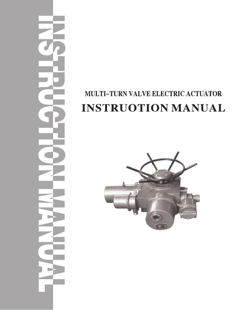 Multi Turn Electric Actuator | PDF