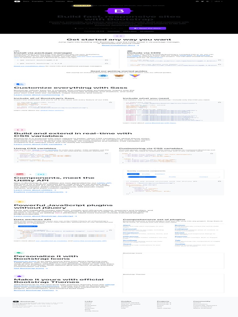 Bootstrap The Most Popular HTML, CSS, and JS Library in The World ... Bootstrap The Most Popular HTML, CSS, and JS Library in The World ...