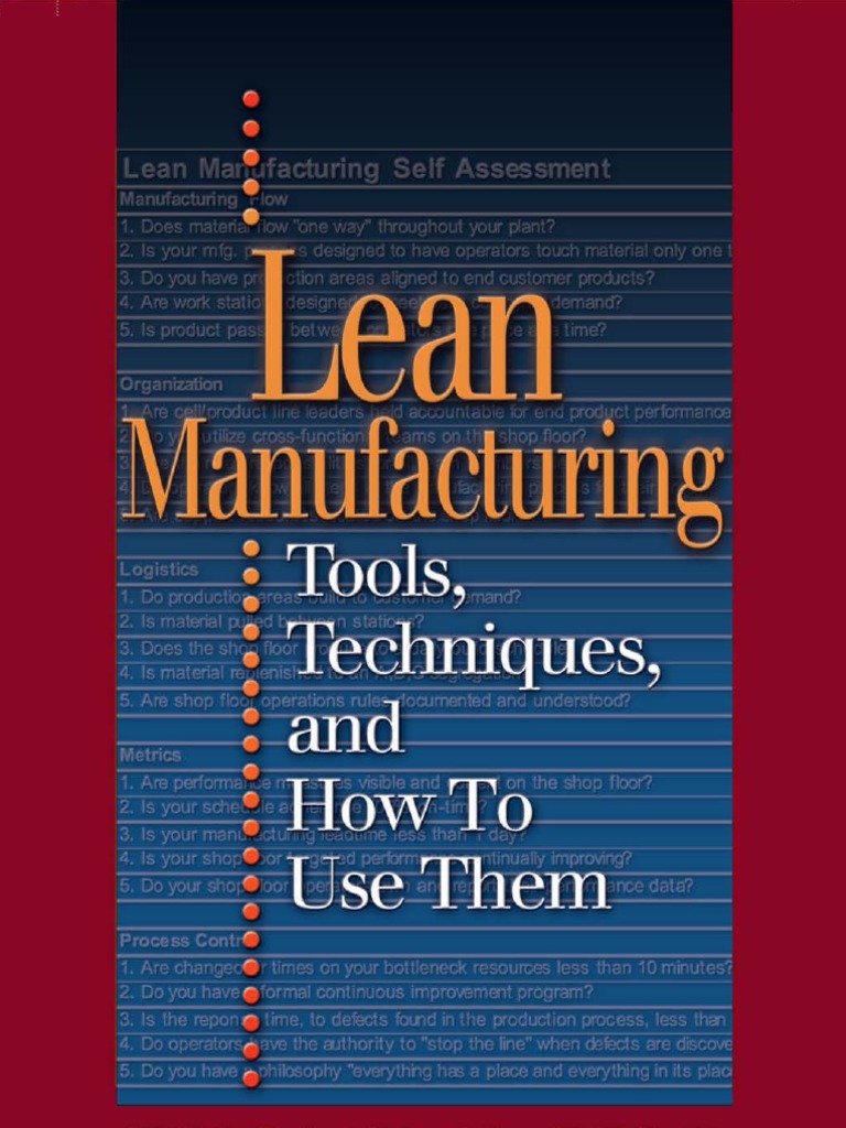 Lean Manufacturing Tools Techniques