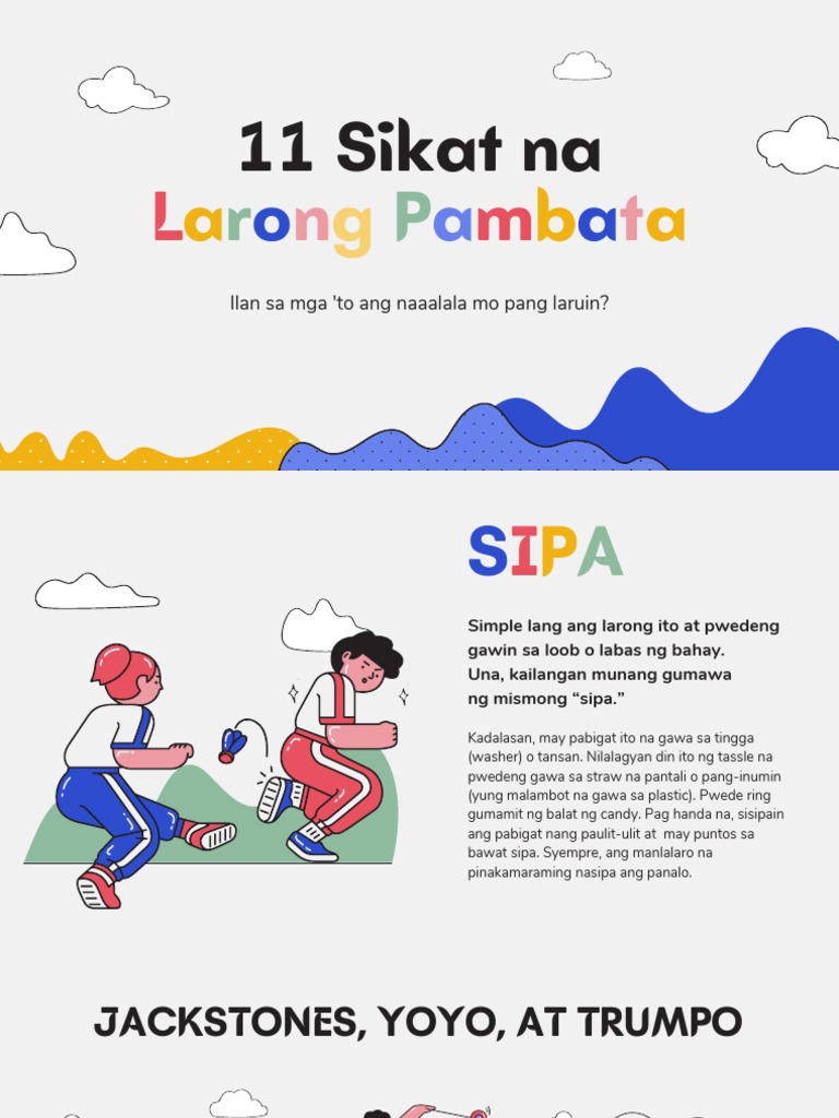 Larong Pambata | PDF