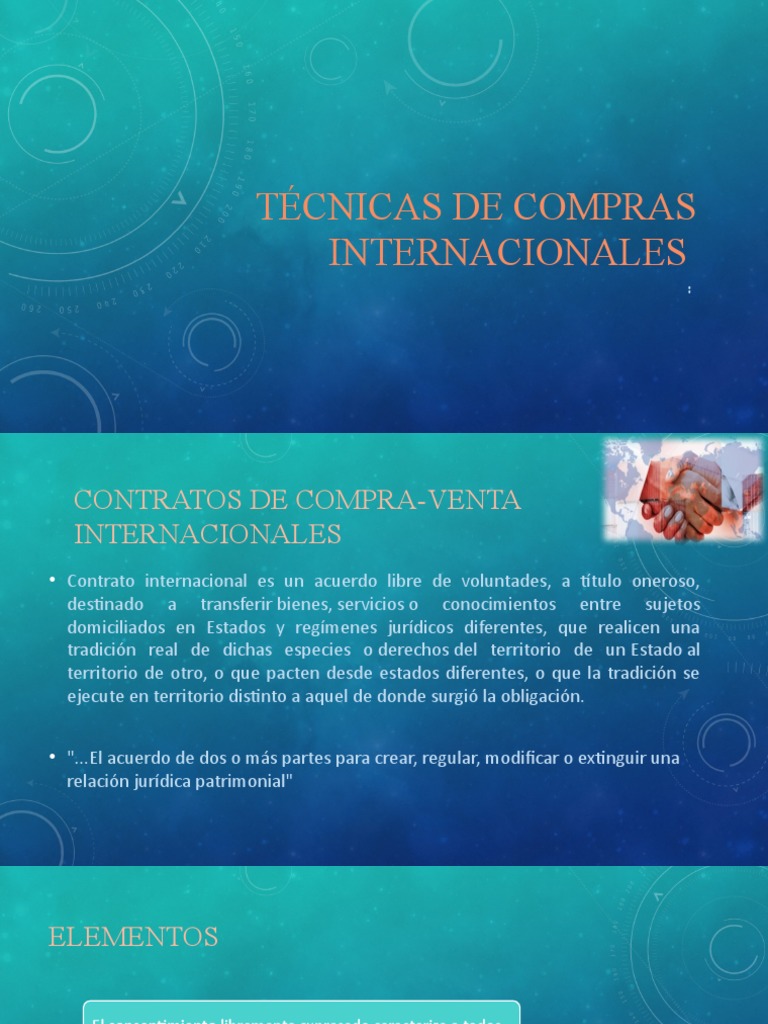 Técnicas de Compras Internacionales | PDF | Consentimiento | Conceptos legales