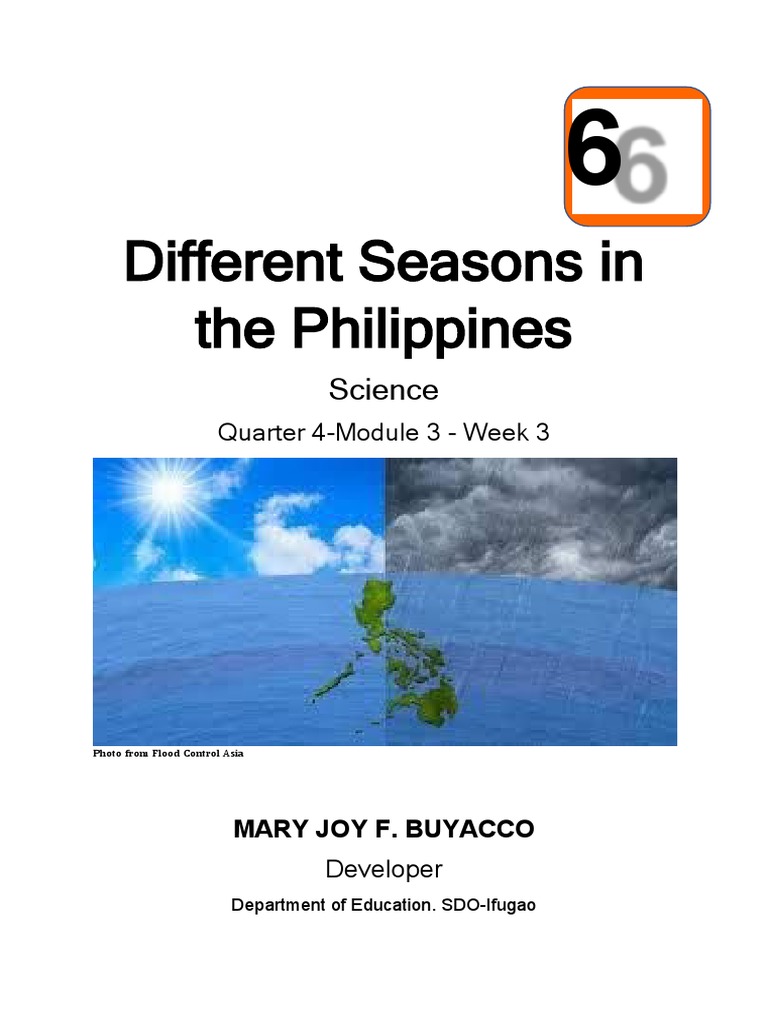 Different Seasons in The Philippines: Science | PDF | Monsoon | Wet Season