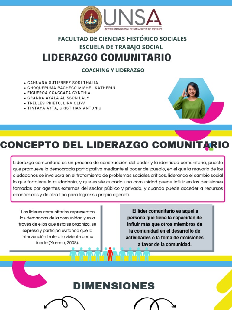 Características del Liderazgo Comunitario | PDF | Liderazgo | Trabajo ...