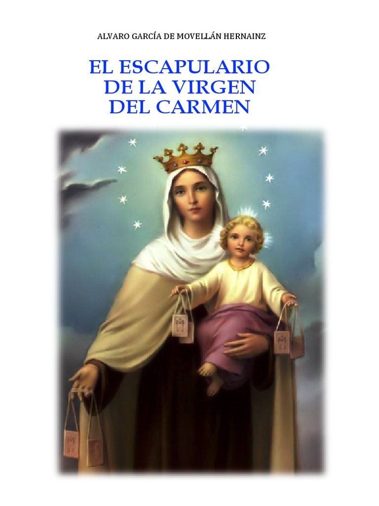 Escapulario Del Carmen | PDF | María, madre de Jesús | Elijah