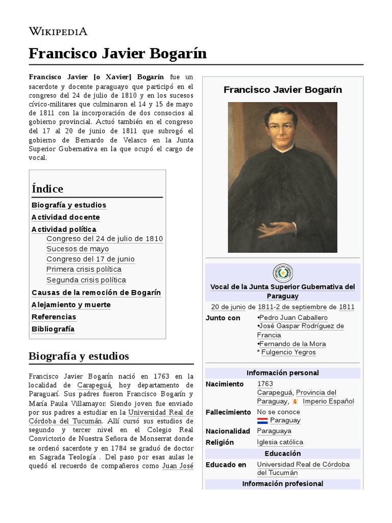 Francisco Javier Bogarín | PDF