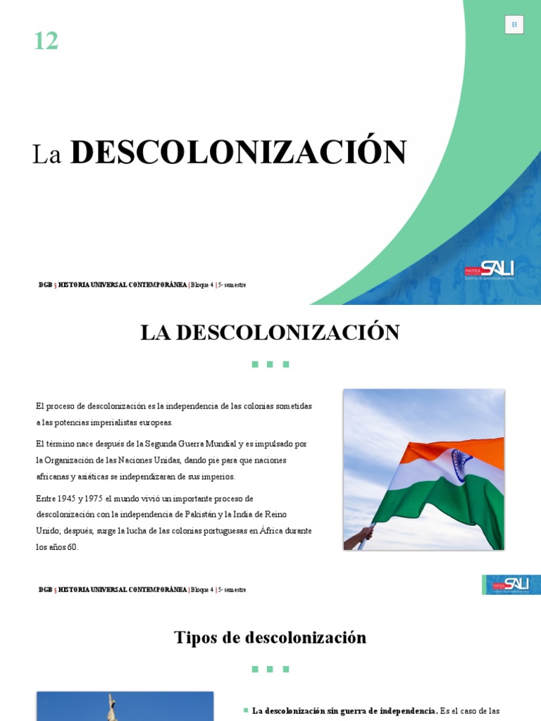 La Descolonización | PDF | Descolonización | Colonialismo