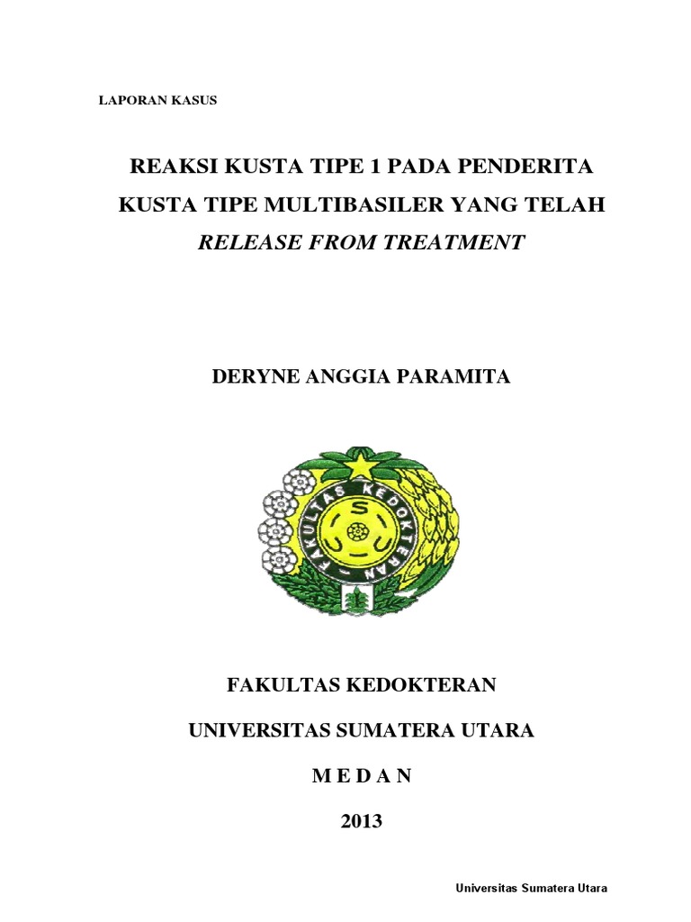 Reaksi Kusta Tipe 1 Pada Penderita Kusta Tipe Multibasiler Yang Telah Release From Treatment | PDF