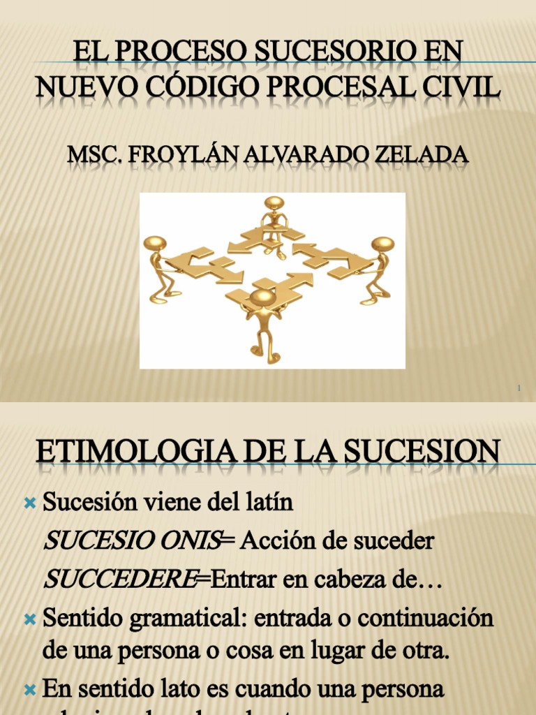 El Proceso Sucesorio en Nuevo Código Procesal Civil en Costa Rica | PDF ...