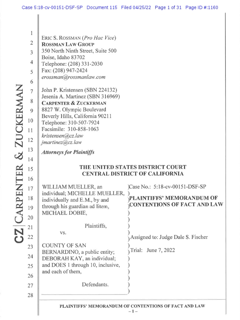 Legal Claims Against County | PDF | Negligence | Lawsuit