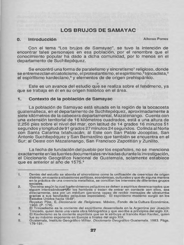 Los brujos de Samayac | PDF | Brujería | Iglesia Católica