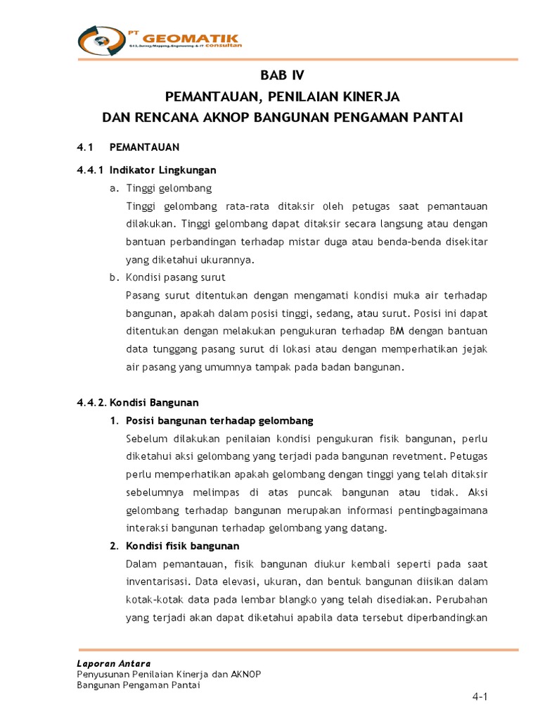 Bab 4 - Pemantauan Dan Penilaian Kinerja | PDF | Griya & Taman | Sains & Matematika