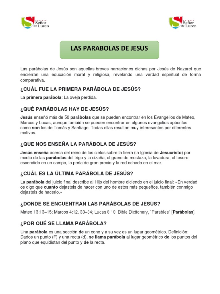 Las Parabolas de Jesus | PDF