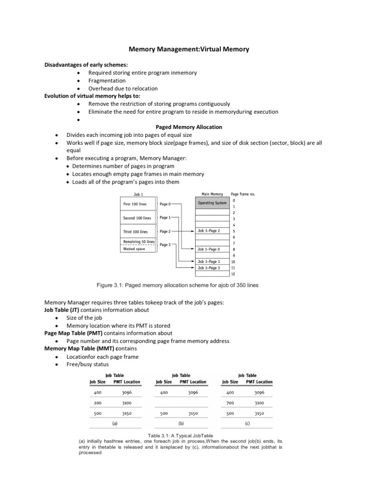 Memory Management - Virtual Memory | PDF | Computer Data Storage | Cpu Cache
