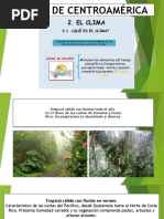 Climas de Centroamerica | PDF | Zona tropical | Clima