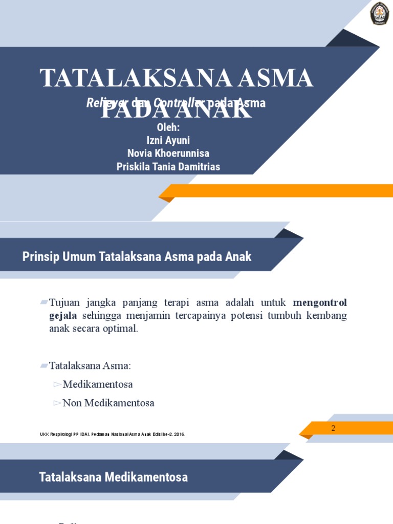 Tatalaksana Asma Anak | PDF