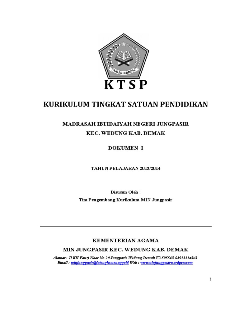 Contoh KTSP Mi 2006 | PDF