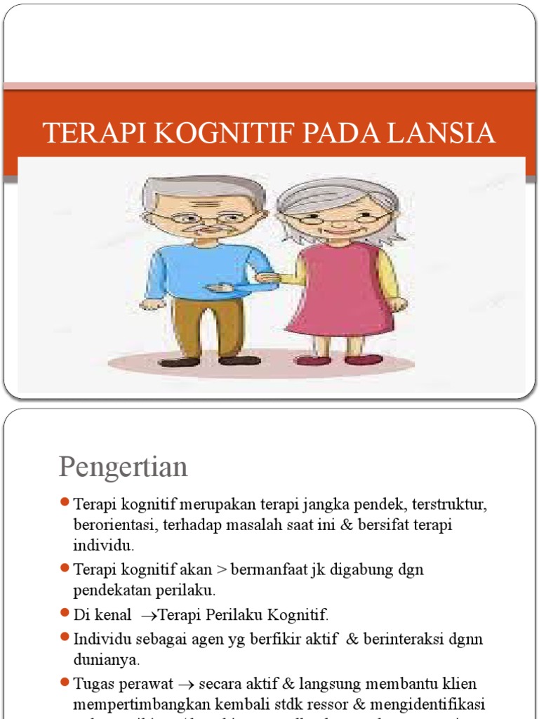 Terapi Kognitif Pada Lansia | PDF