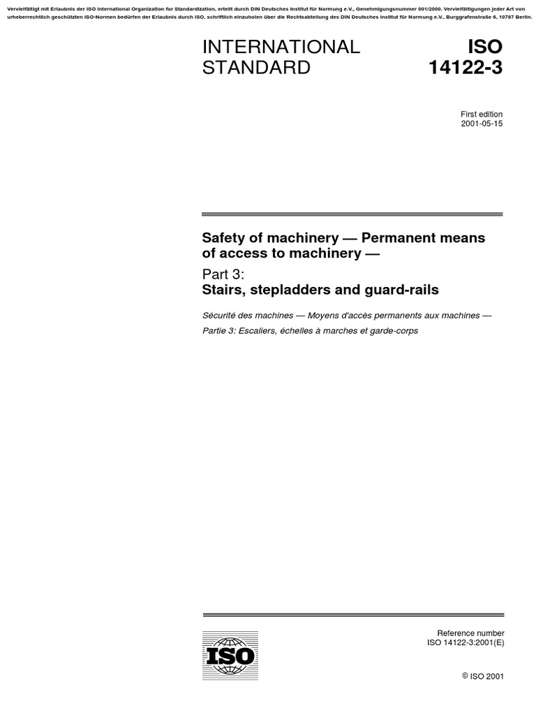 Stairs - Ladder - Walkways - Iso Standard | PDF | Stairs ...