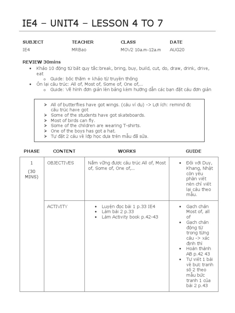 Temple Lesson Plan | PDF