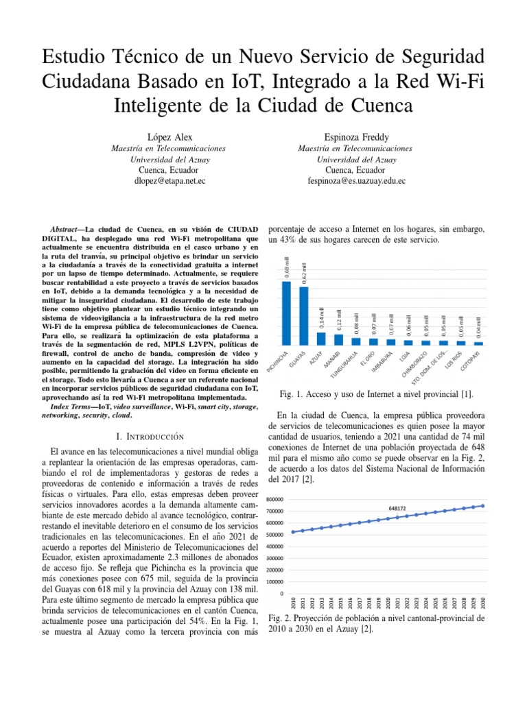 IEEE Conference Template | PDF | Internet de las Cosas | Computación en ...