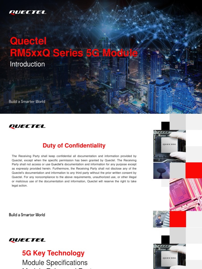 Quectel RM5xxQ Series 5G Module Overview | PDF | Computer Science ...