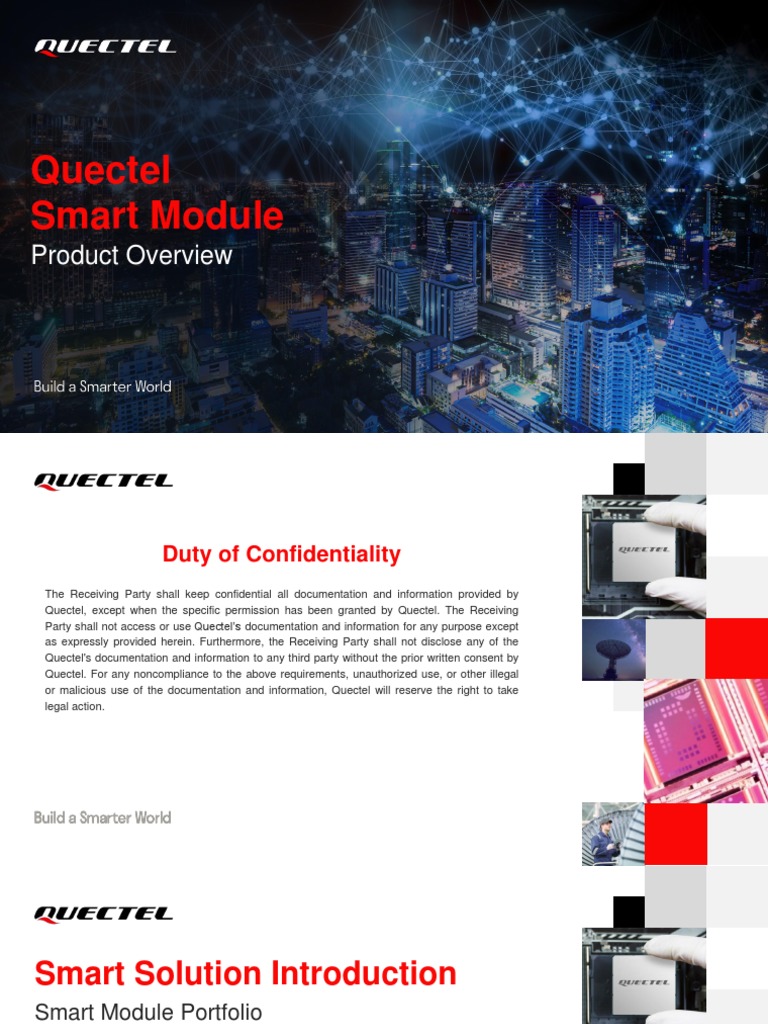 Quectel Smart Module Product Overview V4 0 Pdf System On A Chip