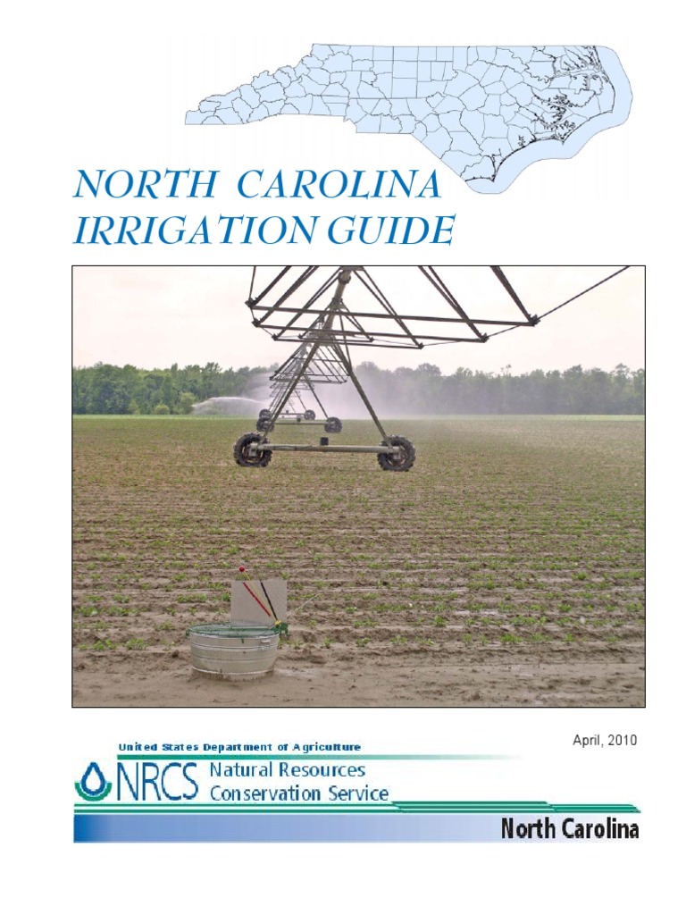 NC Irrigation Guide Apr 2010 | PDF | Groundwater | Soil