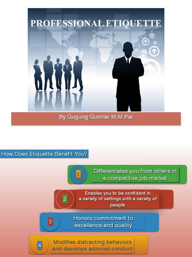 Profesional Etiquette | PDF | Etiquette | Human Communication