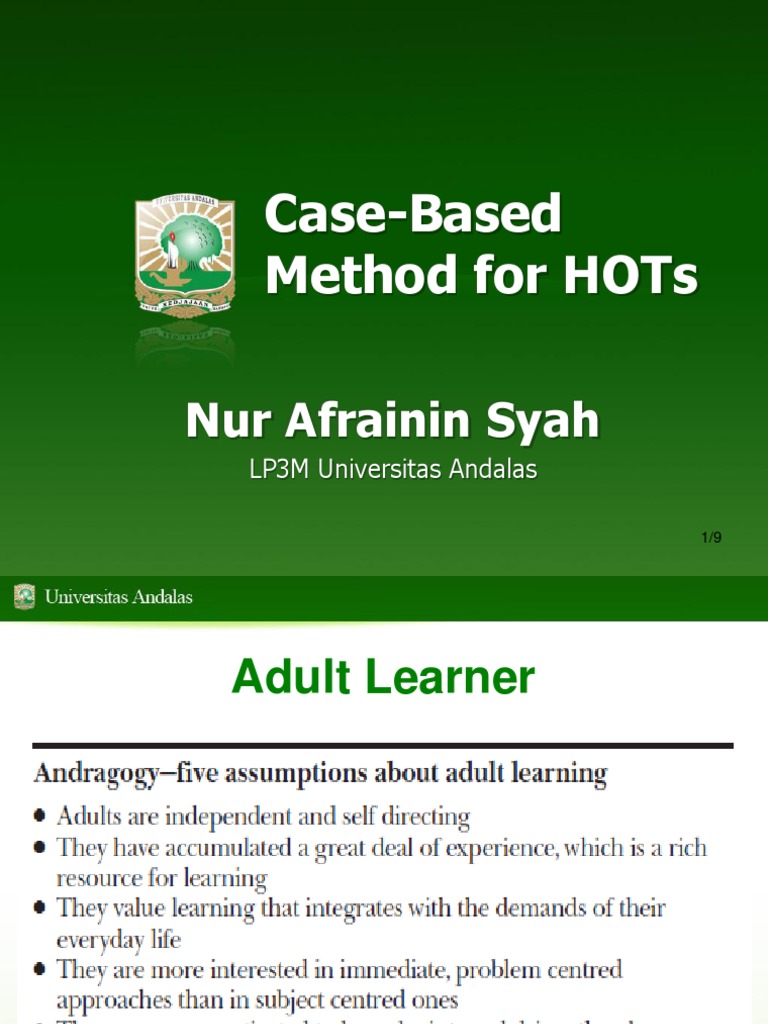 Case Based Method | PDF | Learning | Educational Assessment