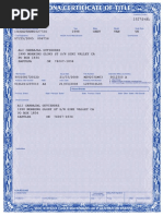 DMV 1 TR - Certificate For Title of Motor Vehicle | PDF | Department Of ...