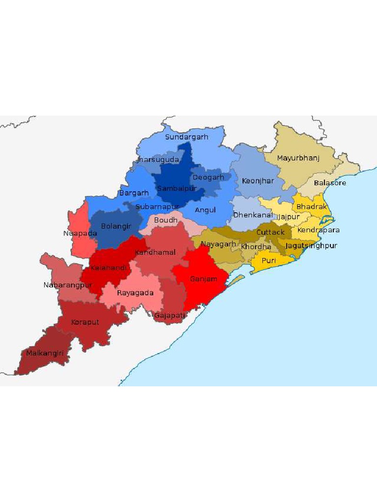 640px-Odisha Districts Map - SVG | PDF