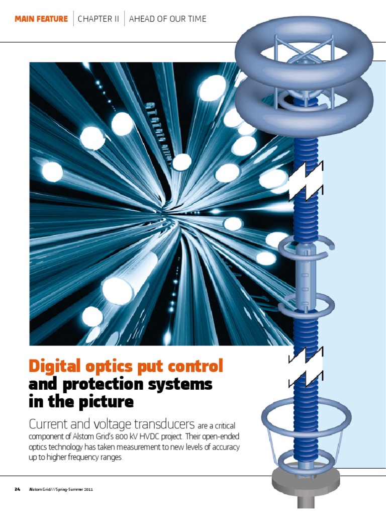 Optical Transducers AREVA Think Grid | PDF | High Voltage Direct ...