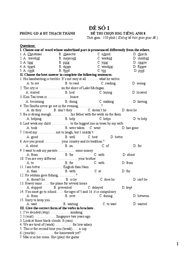 20 de Thi HSG Lop 8 Co Dap An | PDF | Computer Programming | Ellipsis