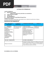 Sesión de Aprendizaje Escuchamos Un Cuento | PDF | Aprendizaje | Evaluación