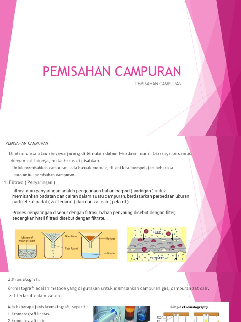 Metode Pemisahan Campuran | PDF
