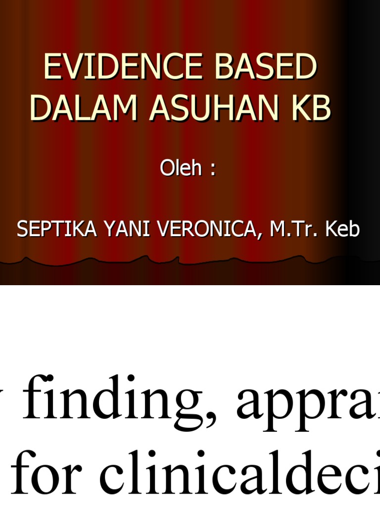 Evidence Based KB | PDF