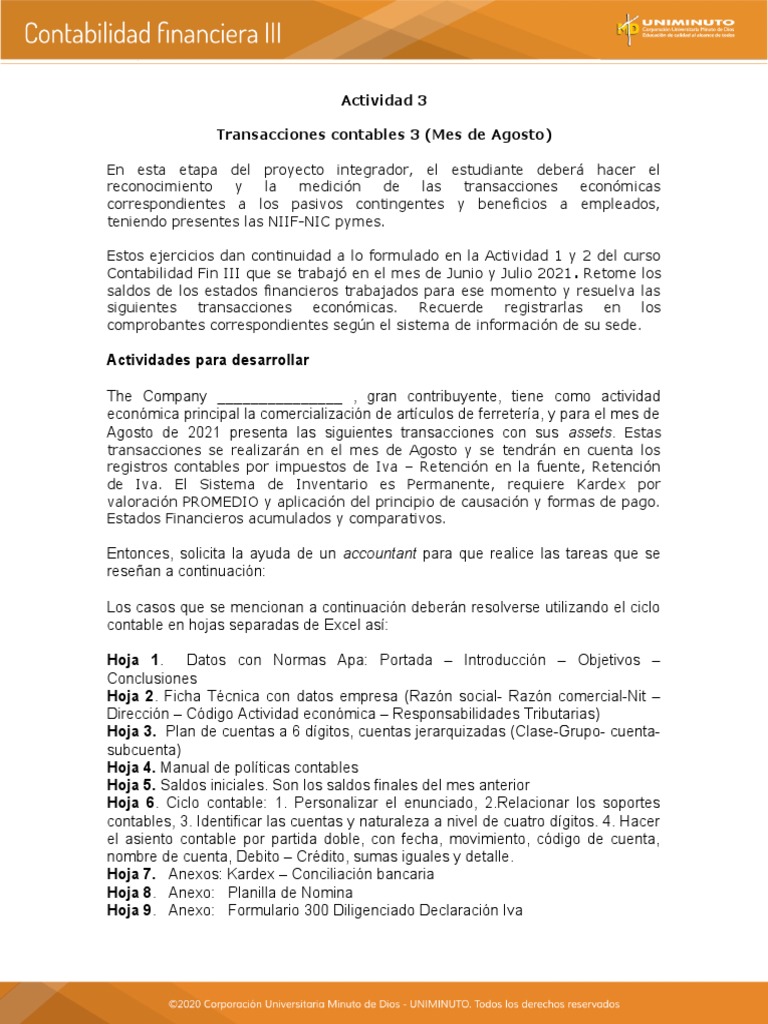 Act 3.uni2 - Act3 - Tra - Con - 3.ctas 26-27-28 | PDF | Contabilidad ...