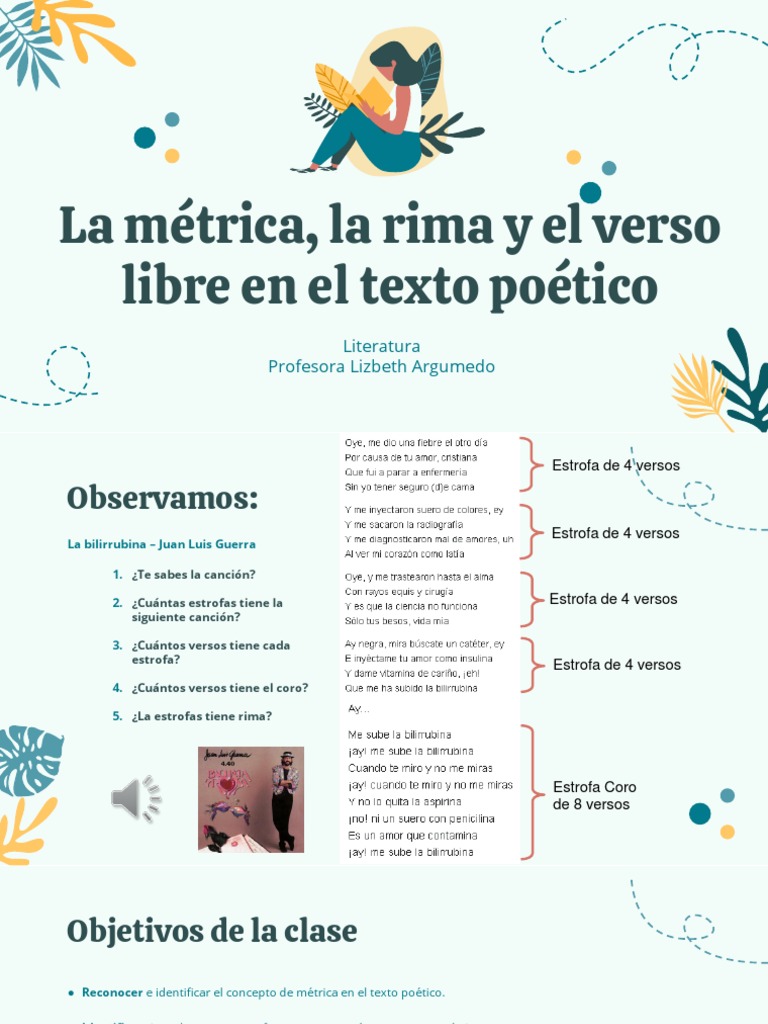 Métrica y Rima en Poesía | PDF | Metro (poesía) | Rima