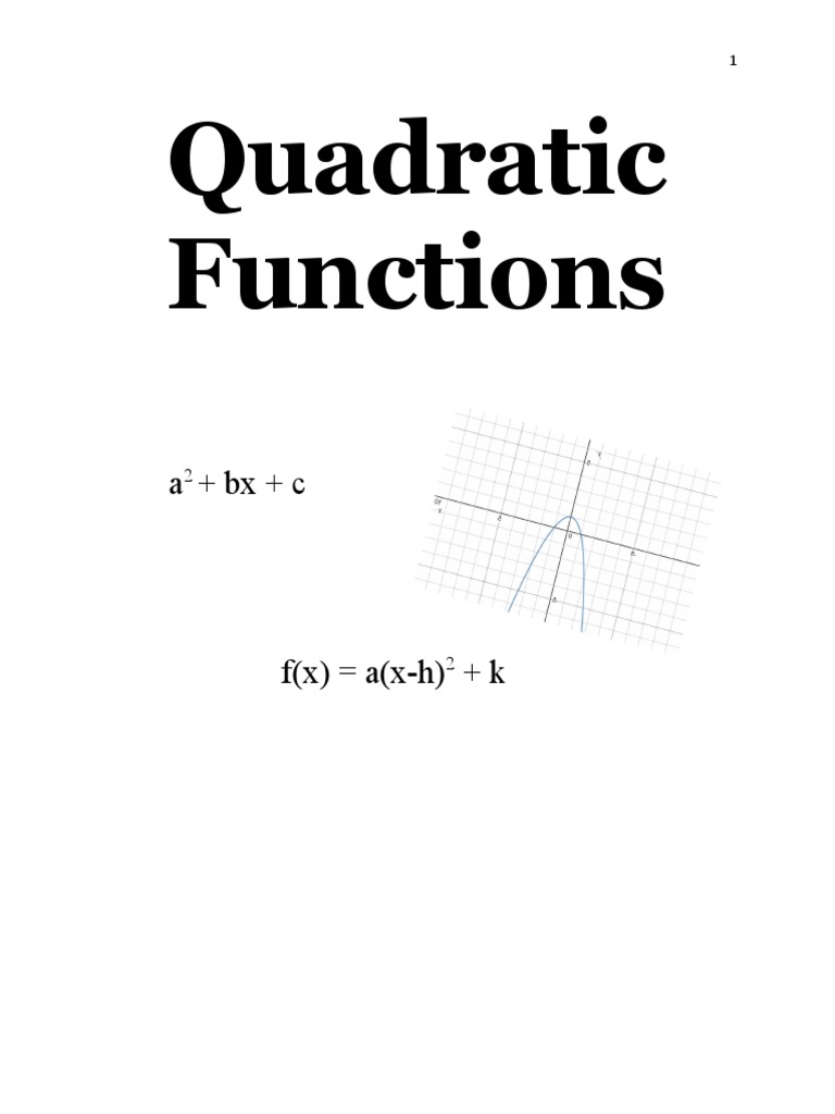 Quadratic Formula Project | PDF | Quadratic Equation | Mathematical Objects