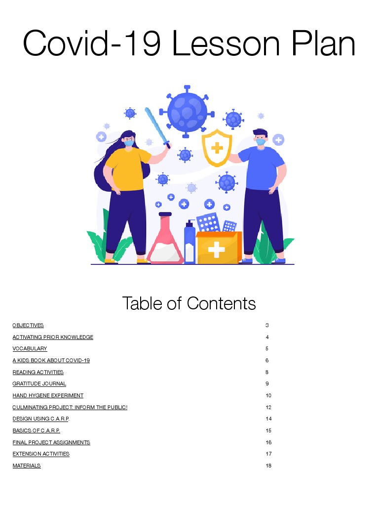 Covid-19 Educational Lesson Plan | PDF | Infection | Pathogen