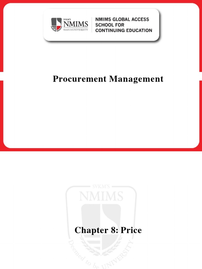 Procurement Management | Download Free PDF | Taxes | Prices