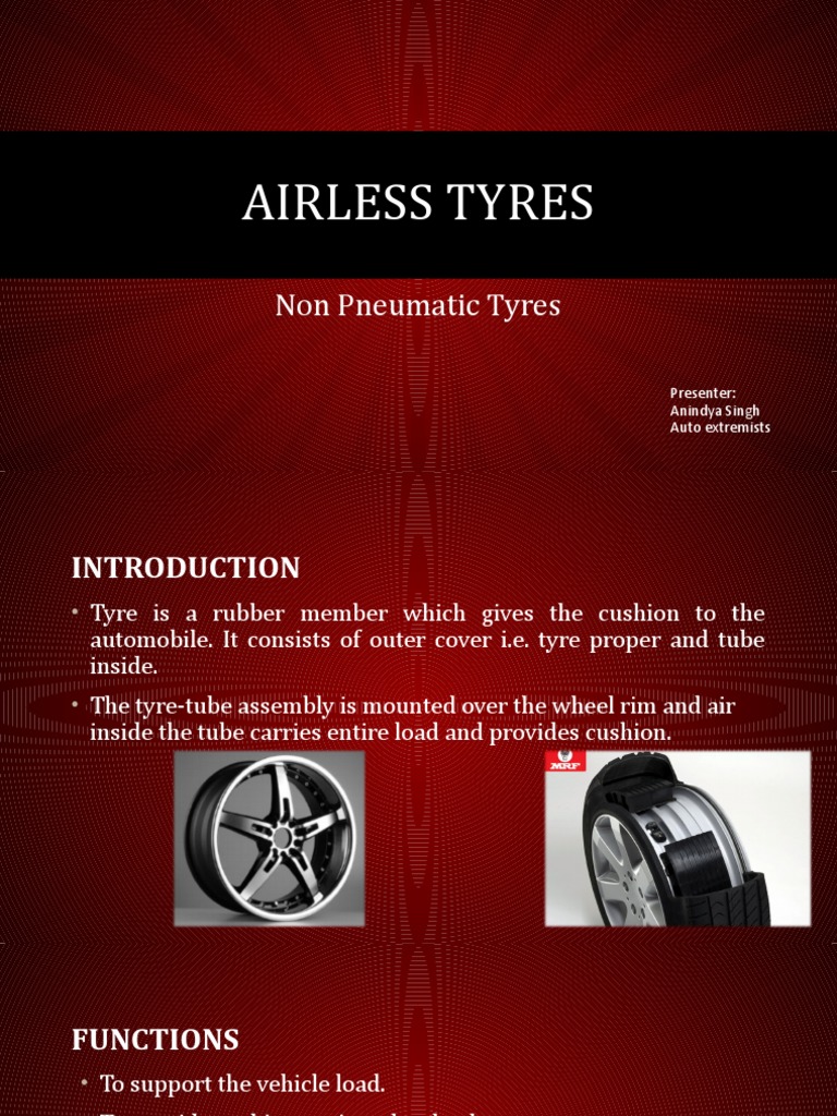 Non-Pneumatic Tyres Overview | PDF