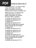 Que Me Falte Todo - Lyrics | PDF