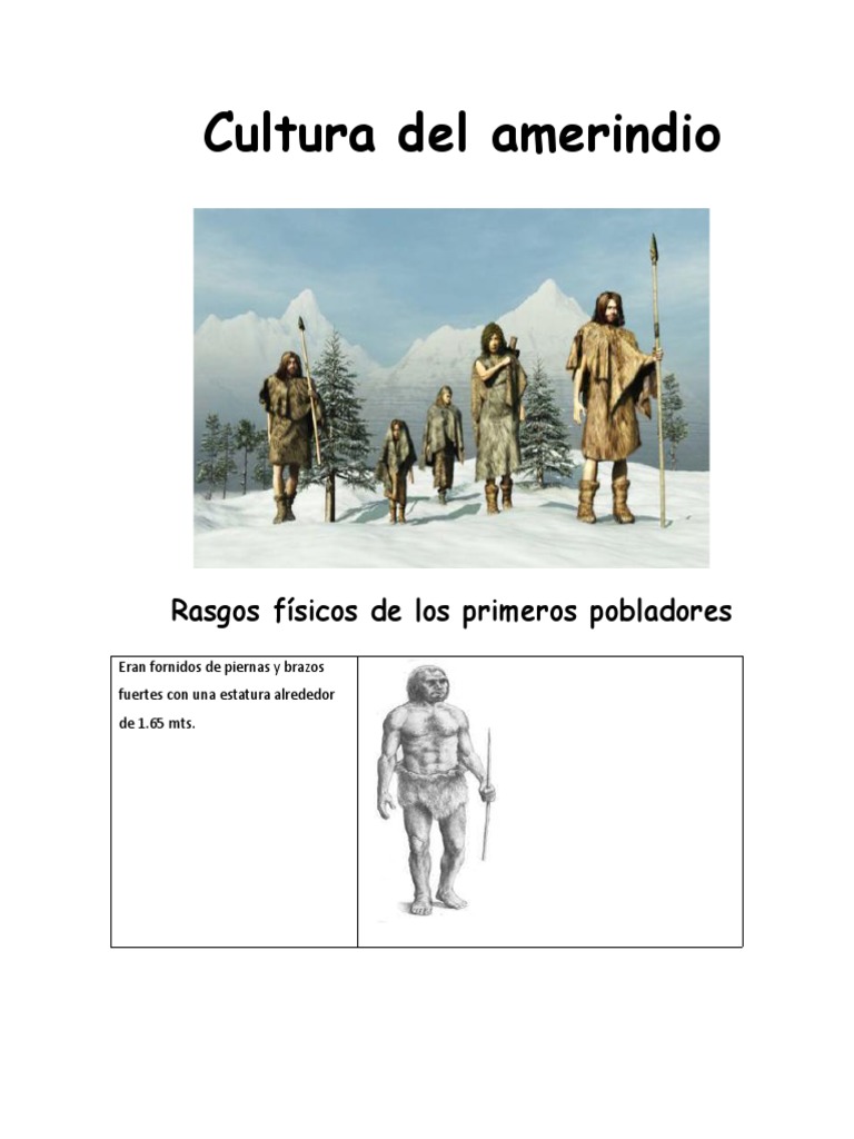 Cuadro Cultura Del Amerindio | Descargar gratis PDF | Américas ...