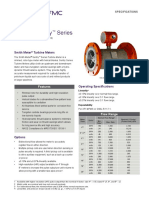 FMC Turbine Meter Specifications | PDF | Viscosity | Pound (Mass)