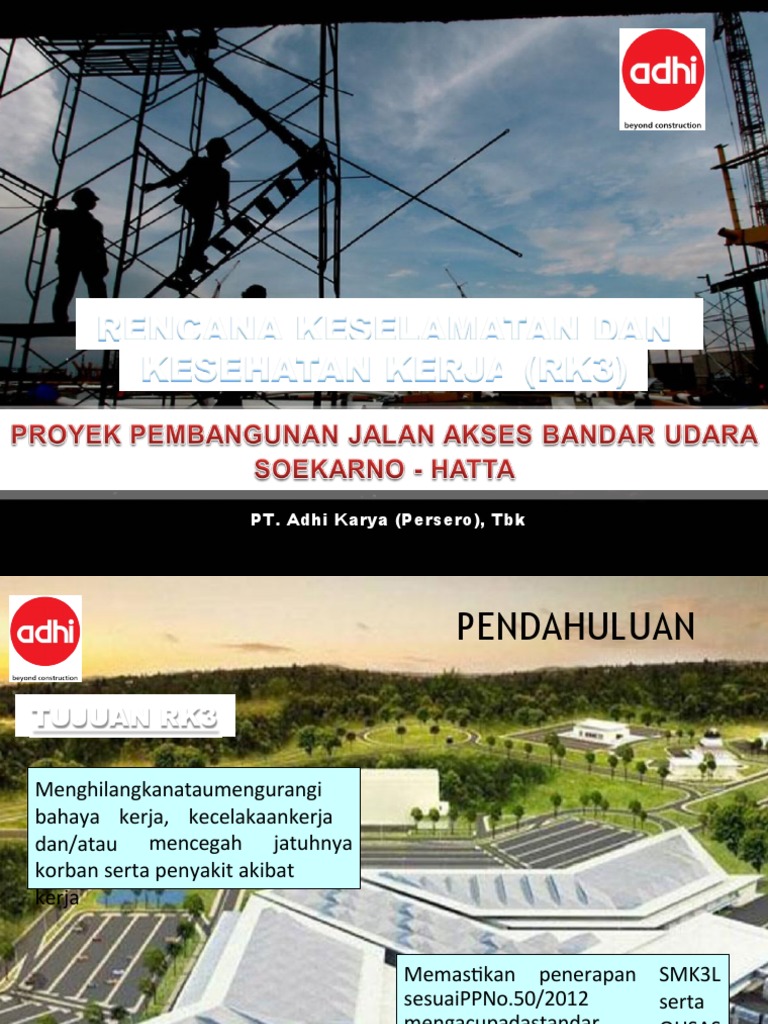 Rencana Keselamatan Dan Kesehatan Kerja Rk3pdf Pdf