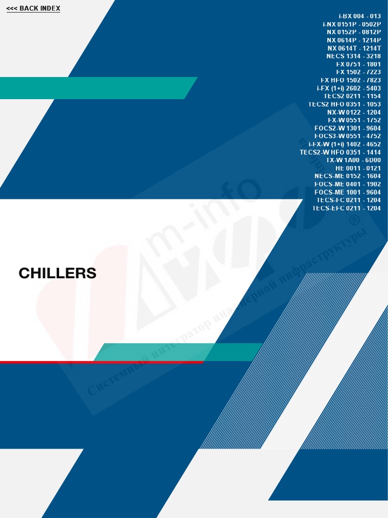 2018 Catalogue Chillers Pdf Heat Exchanger Temperature